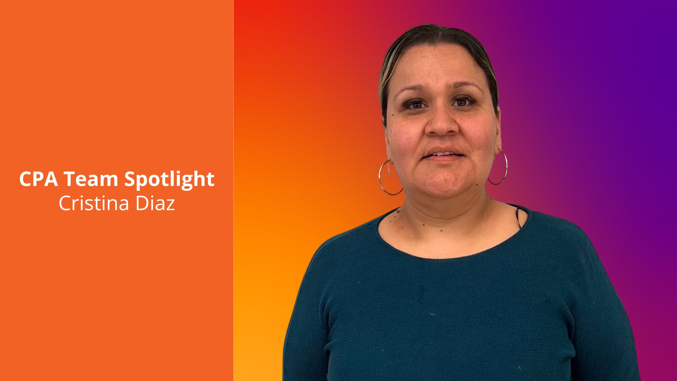 Meet Cristina - Children's Place Association